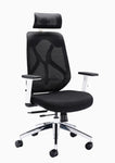 Maldini Mesh Back Office Chair White Frame | Mesh Office Chairs ...