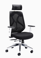 Maldini Mesh Back Office Chair White Frame | Mesh Office Chairs ...